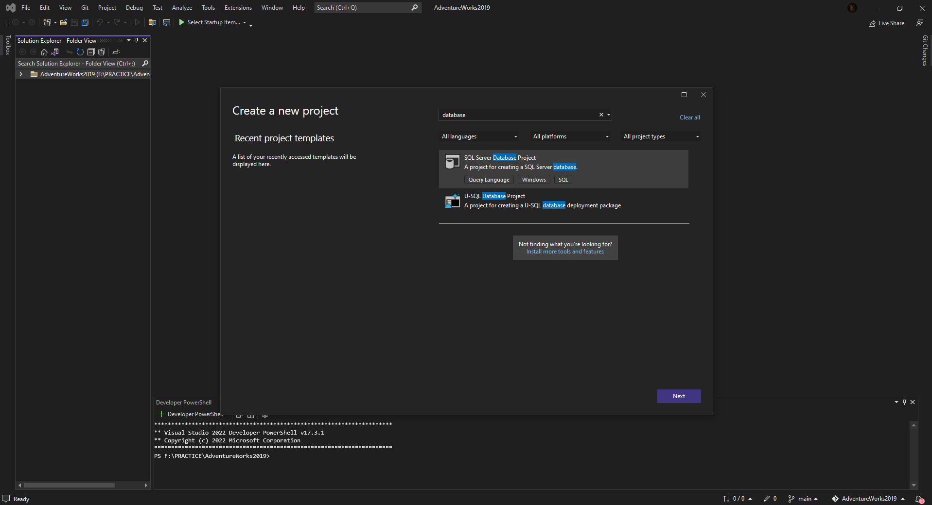 SQL Server Database Source Control using Visual Studio: Git | Vivasoft Ltd.