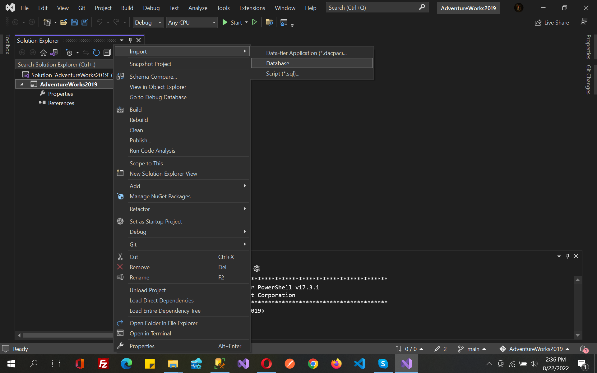 SQL Server Database Source Control using Visual Studio: Git | Vivasoft Ltd.