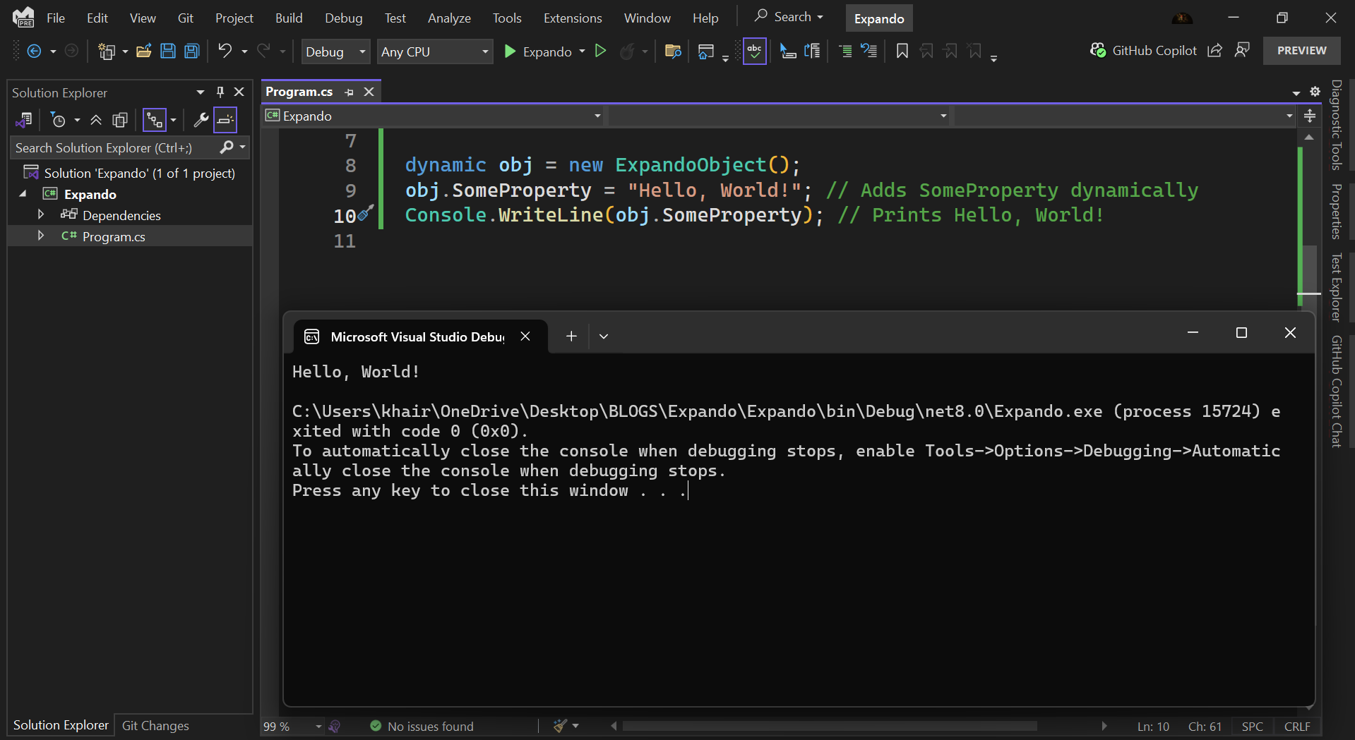 ExpandoObject in .NET: Making C# Feel Like JavaScript | Vivasoft Ltd.