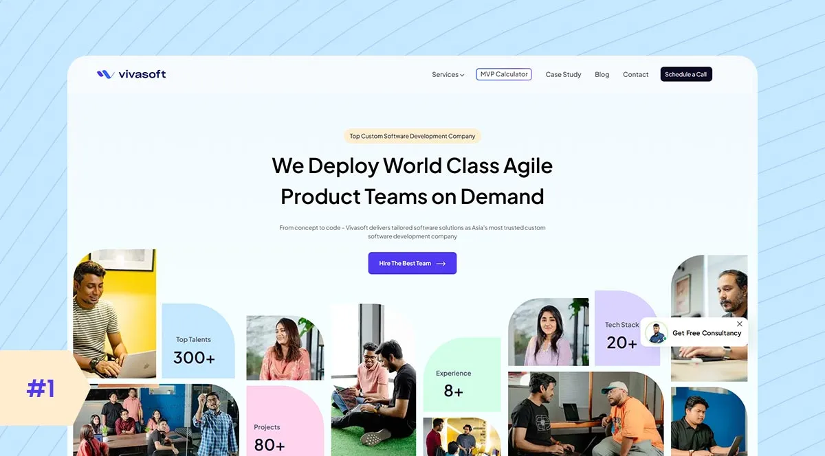 Top 20 Best Software Companies in Bangladesh (2026) | Vivasoft Ltd.